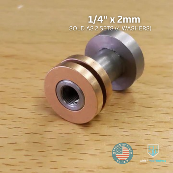 Thick Washers - 1/4" x 2mm (4 Washers) – Skiff workshop