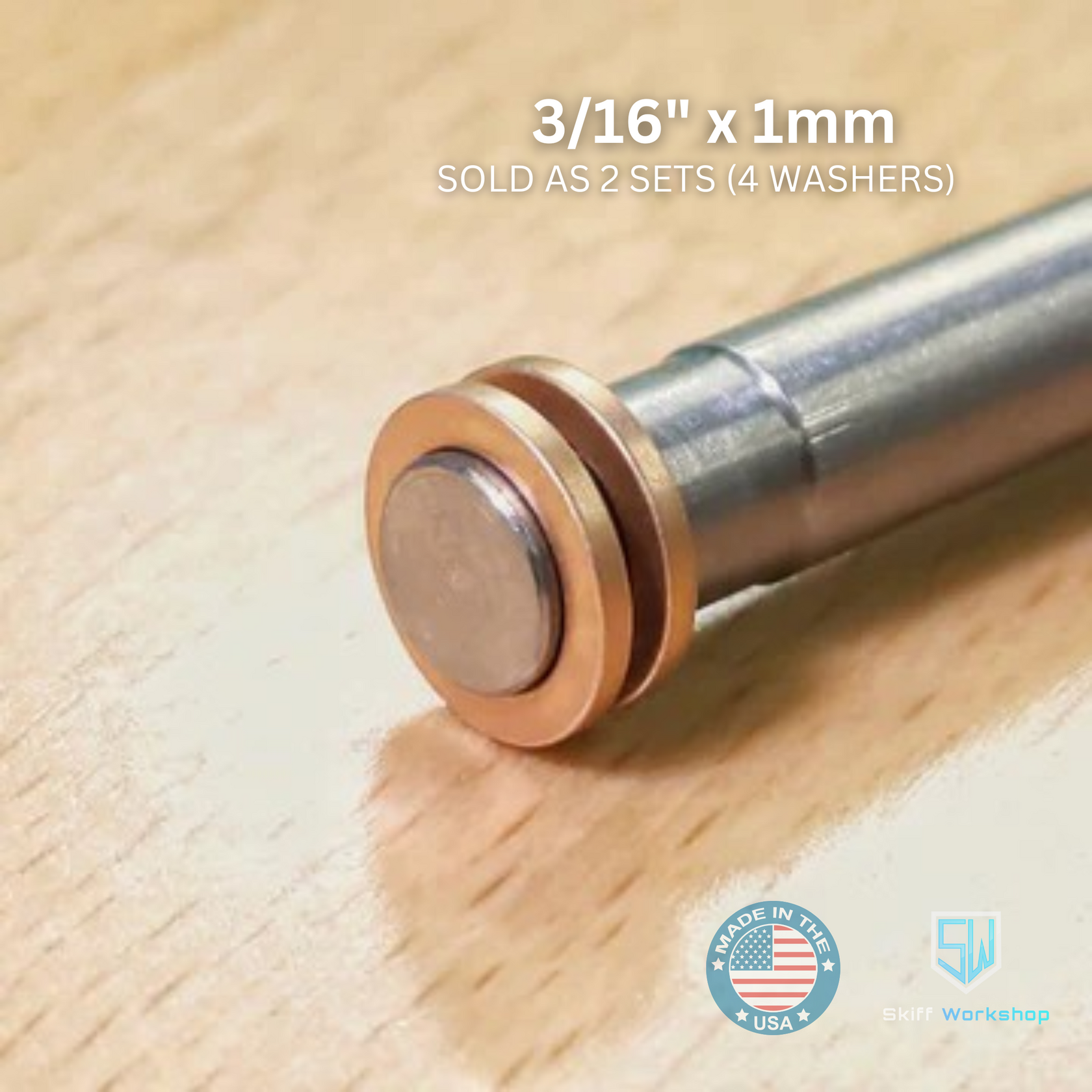 Thick Washers - 3/16" x 1mm (4 Washers) – Skiff workshop