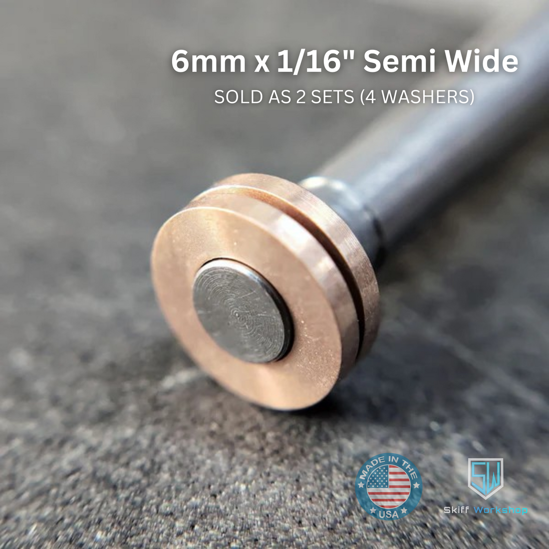 Thick Washers - 6mm x 1/16" Semi Wide (4 Washers) – Skiff workshop