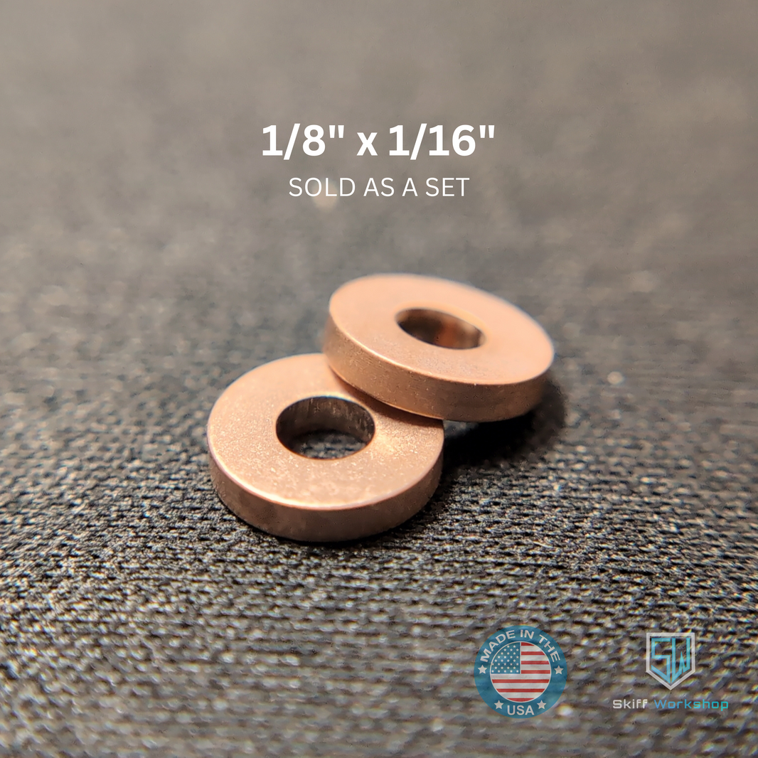 Phosphor Bronze Knife Washers | Skiff Workshop – Skiff workshop