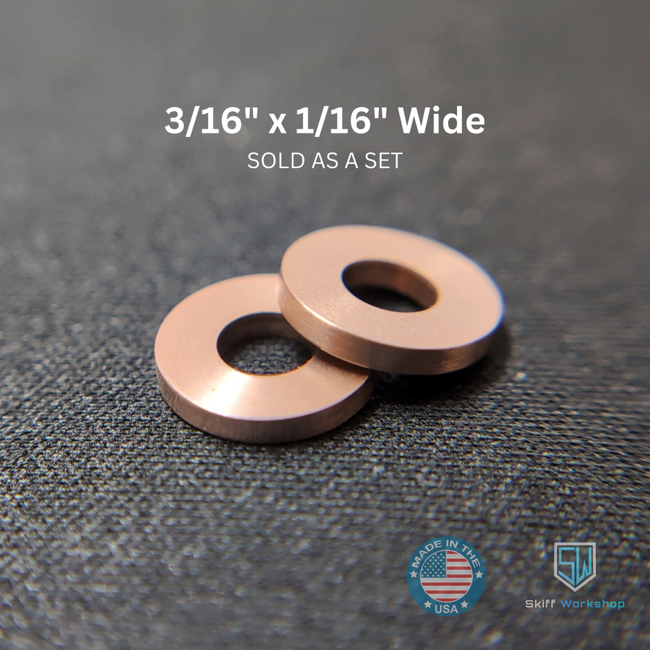 Phosphor Bronze Knife Washers | Skiff Workshop – Skiff workshop